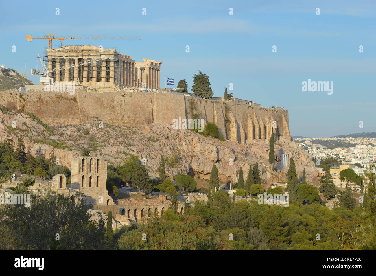 Athens acropolis Greece ancient temple Stock Photo - Alamy