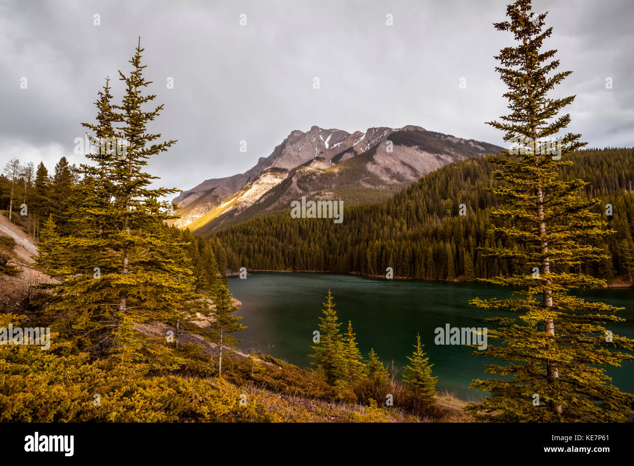 Alberta Mountains And Lakes; Alberta, Canada Stock Photo - Alamy