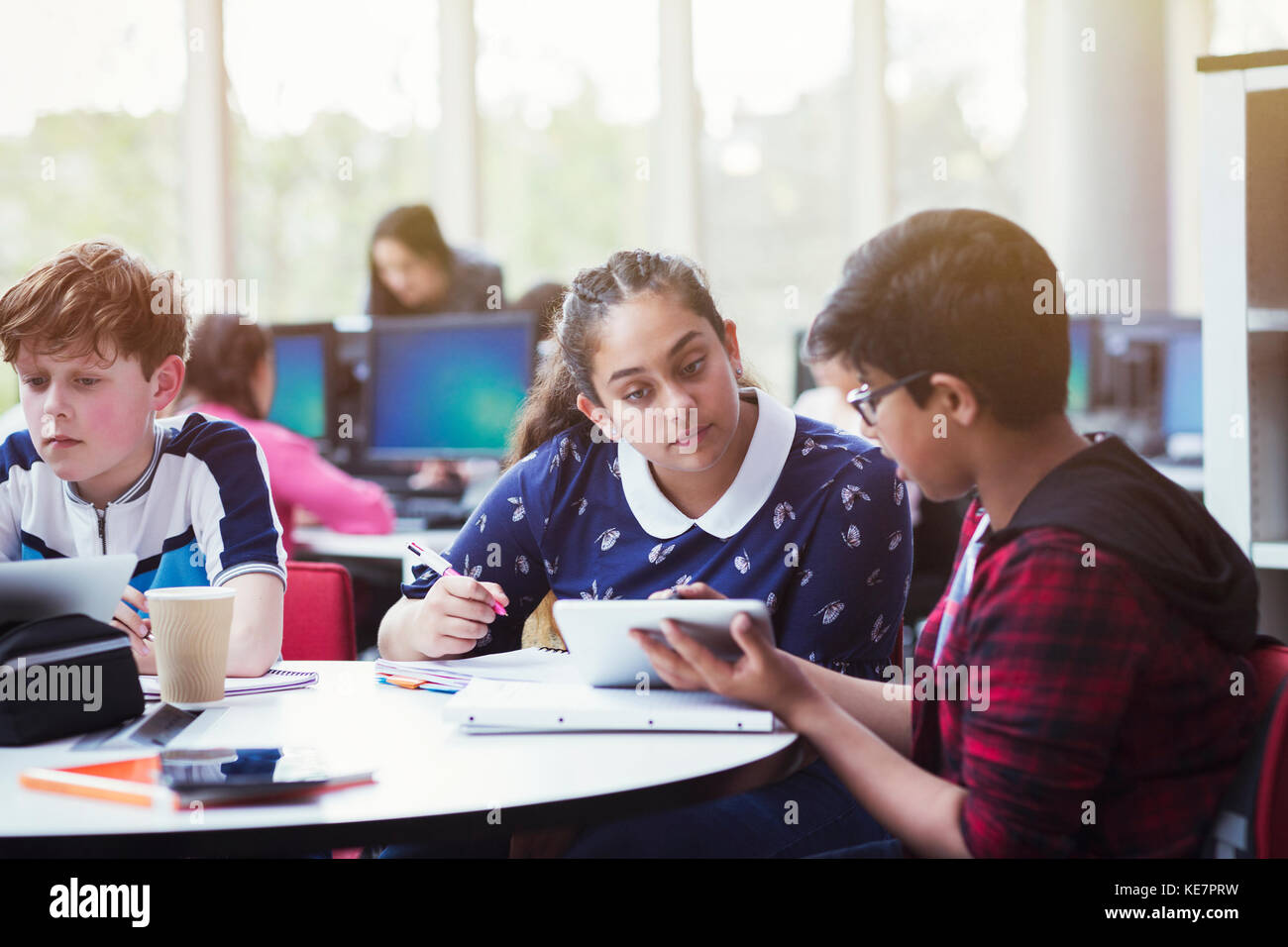 Child tablet table hi-res stock photography and images - Alamy