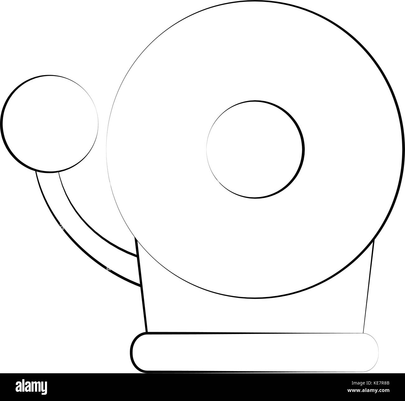 Fire alarm bell Stock Vector Image & Art - Alamy