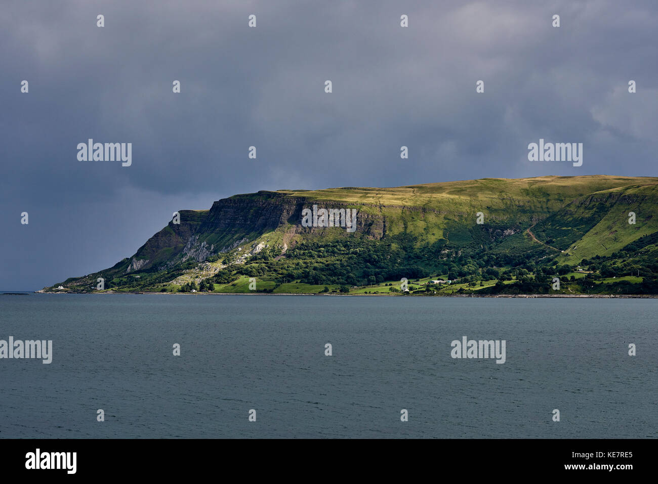 Green Cliffs Along The Atlantic Coast; Ireland Stock Photo - Alamy