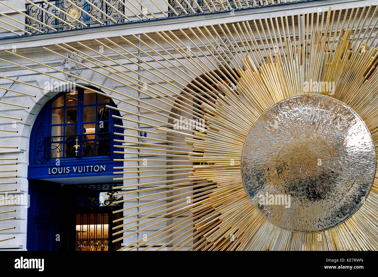 Louis Vuitton flagship store, place Vendôme, Paris - France Stock Photo ...