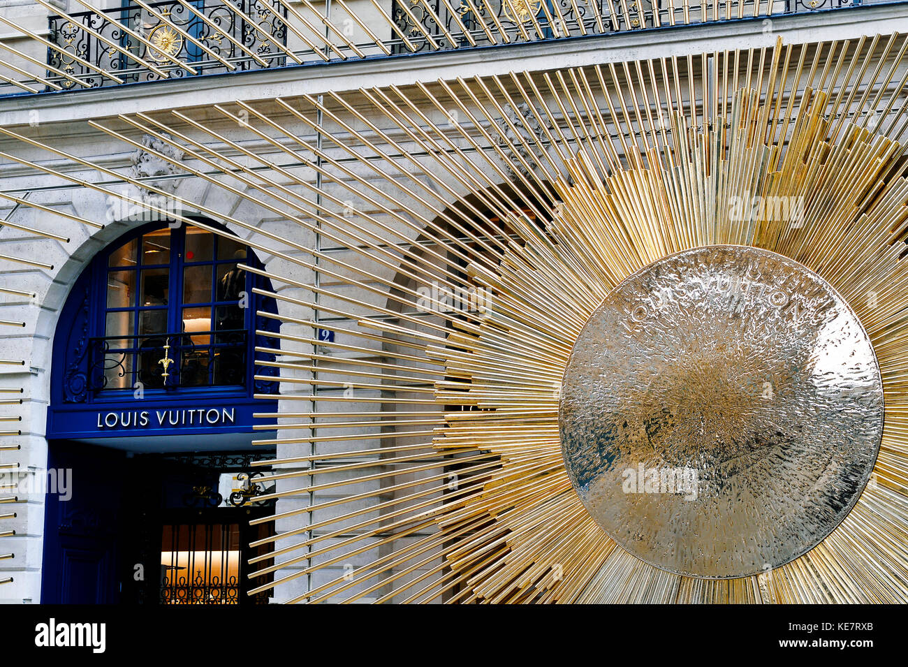 Louis Vuitton flagship store, place Vendôme, Paris - France Stock Photo ...