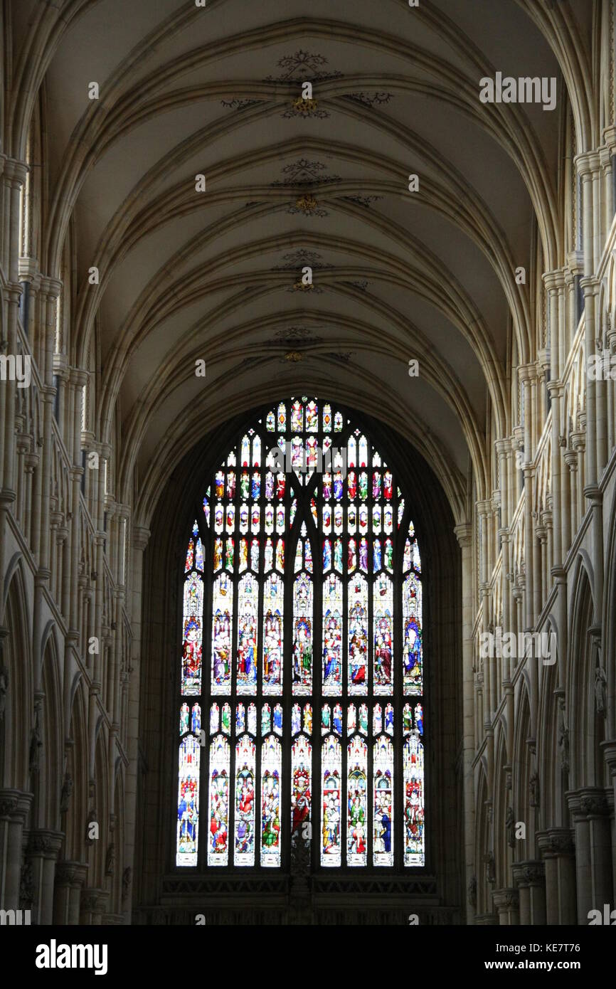 Beverley minster glass hi-res stock photography and images - Alamy