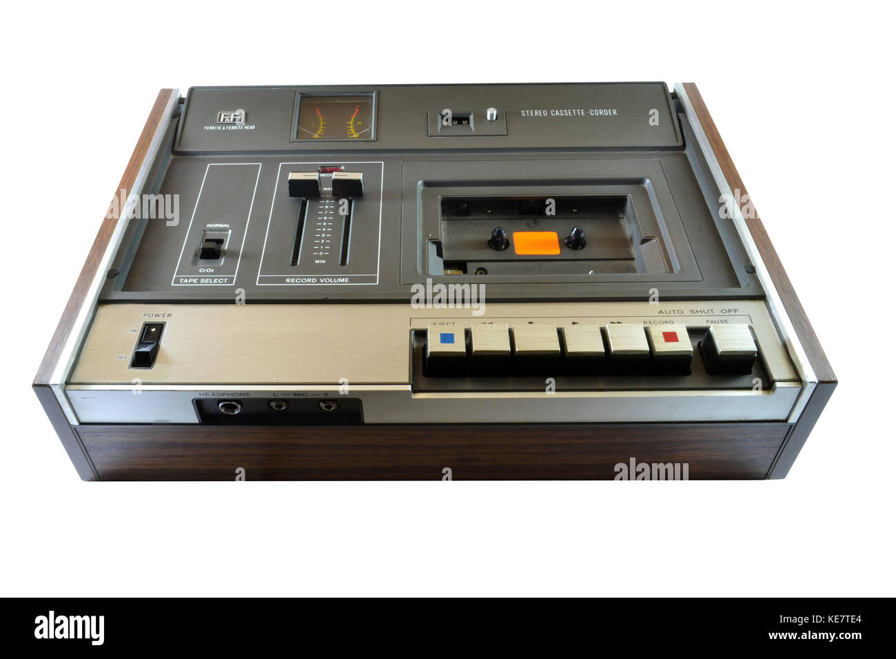 Old cassette player Stock Photo - Alamy