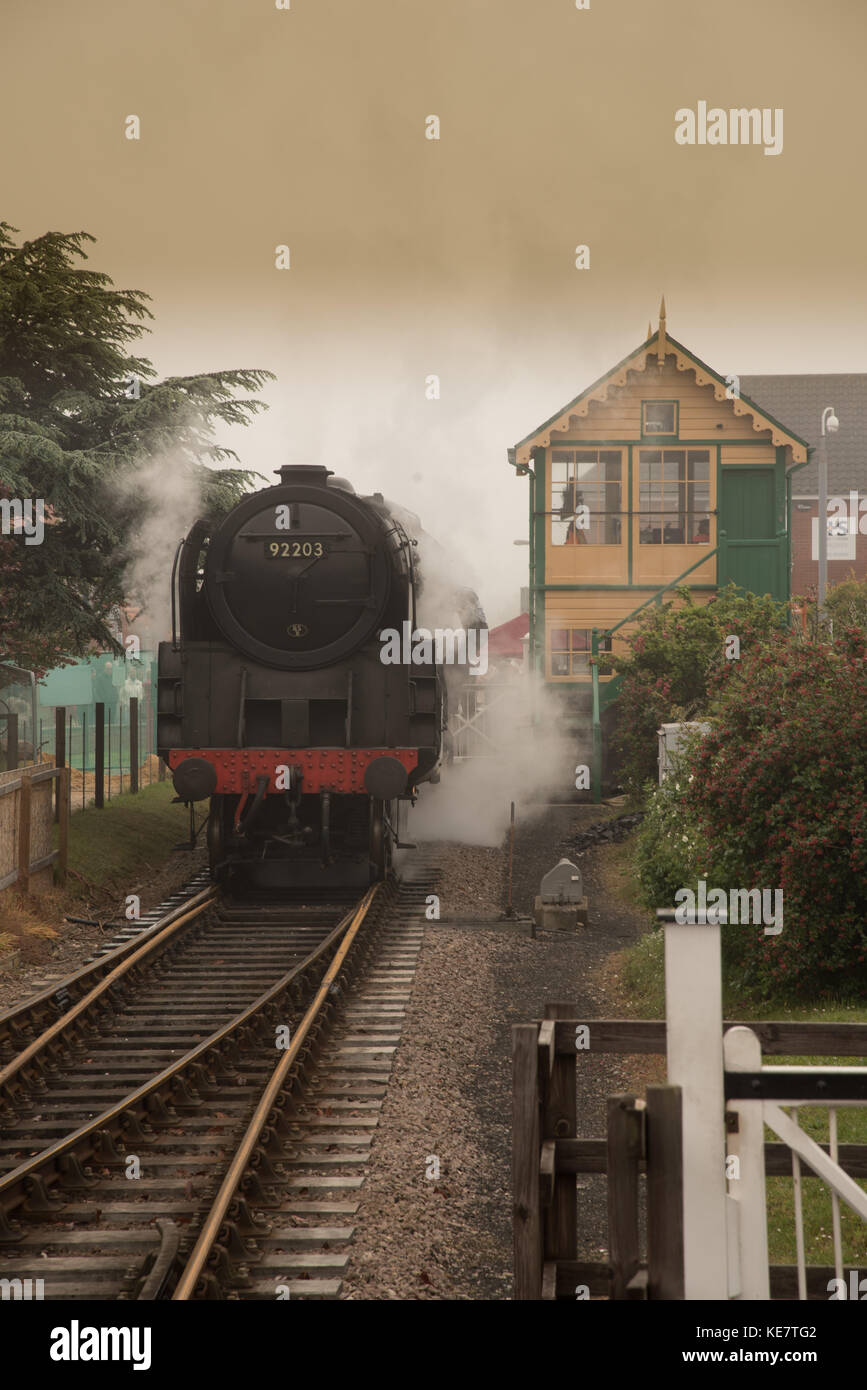 Steam Train Sherringham Stock Photo - Alamy