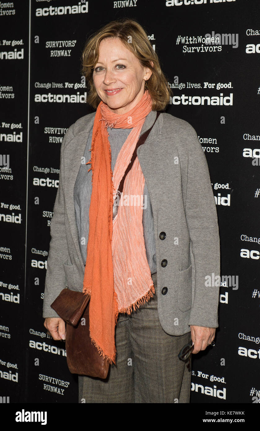 London, UK. Lindsey Coulson at the ActionAid Fashion Show held at The ...