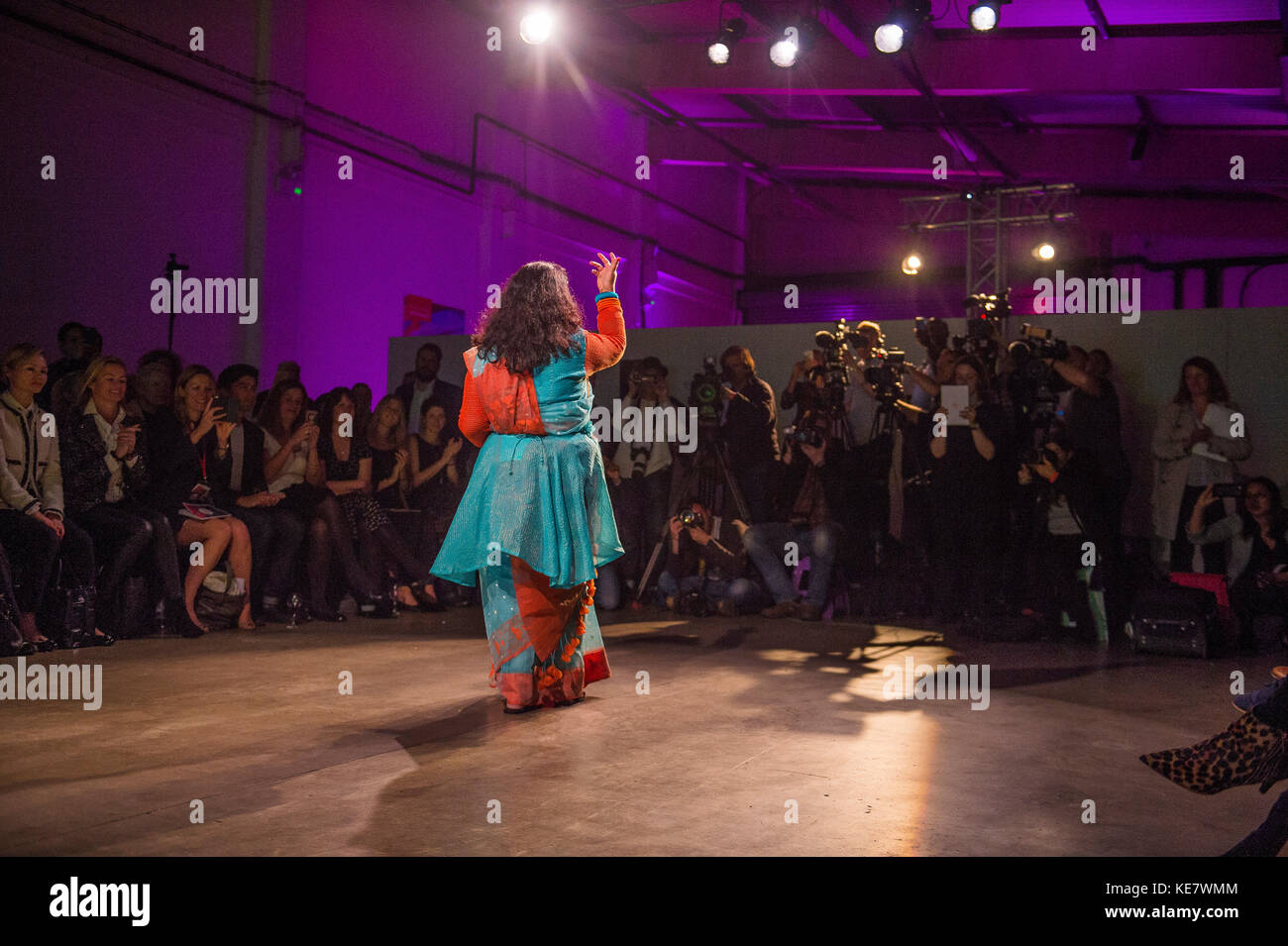 London, UK. Victims of acid attacks showcase fashion on the catwalk ...