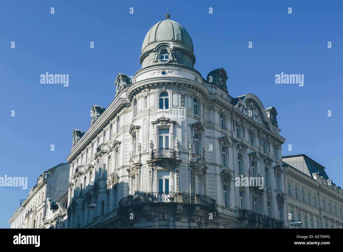 Beautiful old building in Vienna city center Stock Photo - Alamy