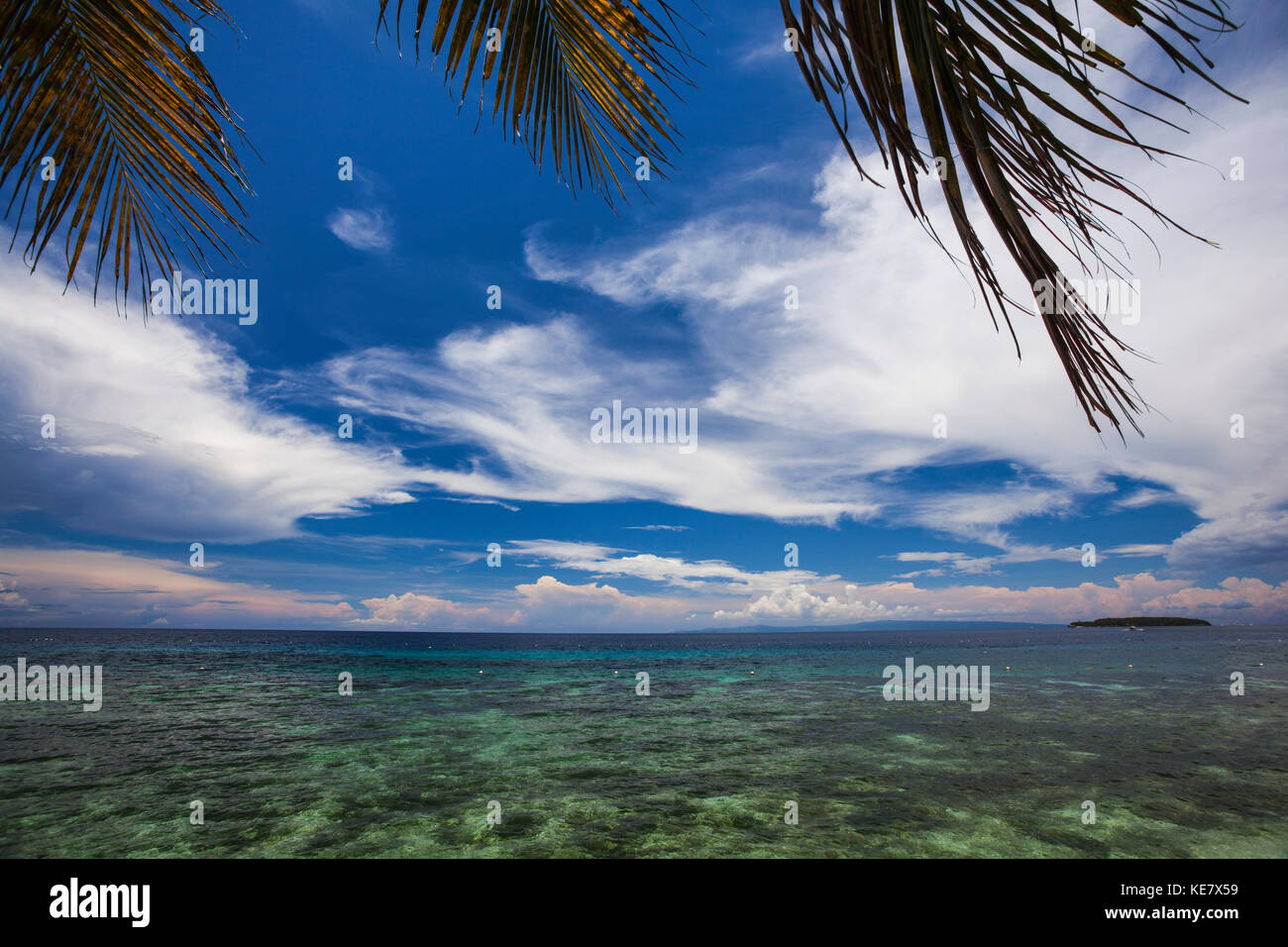 The Ocean View From Oslob; Moalboal, Cebu, Central Visayas, Philippines ...