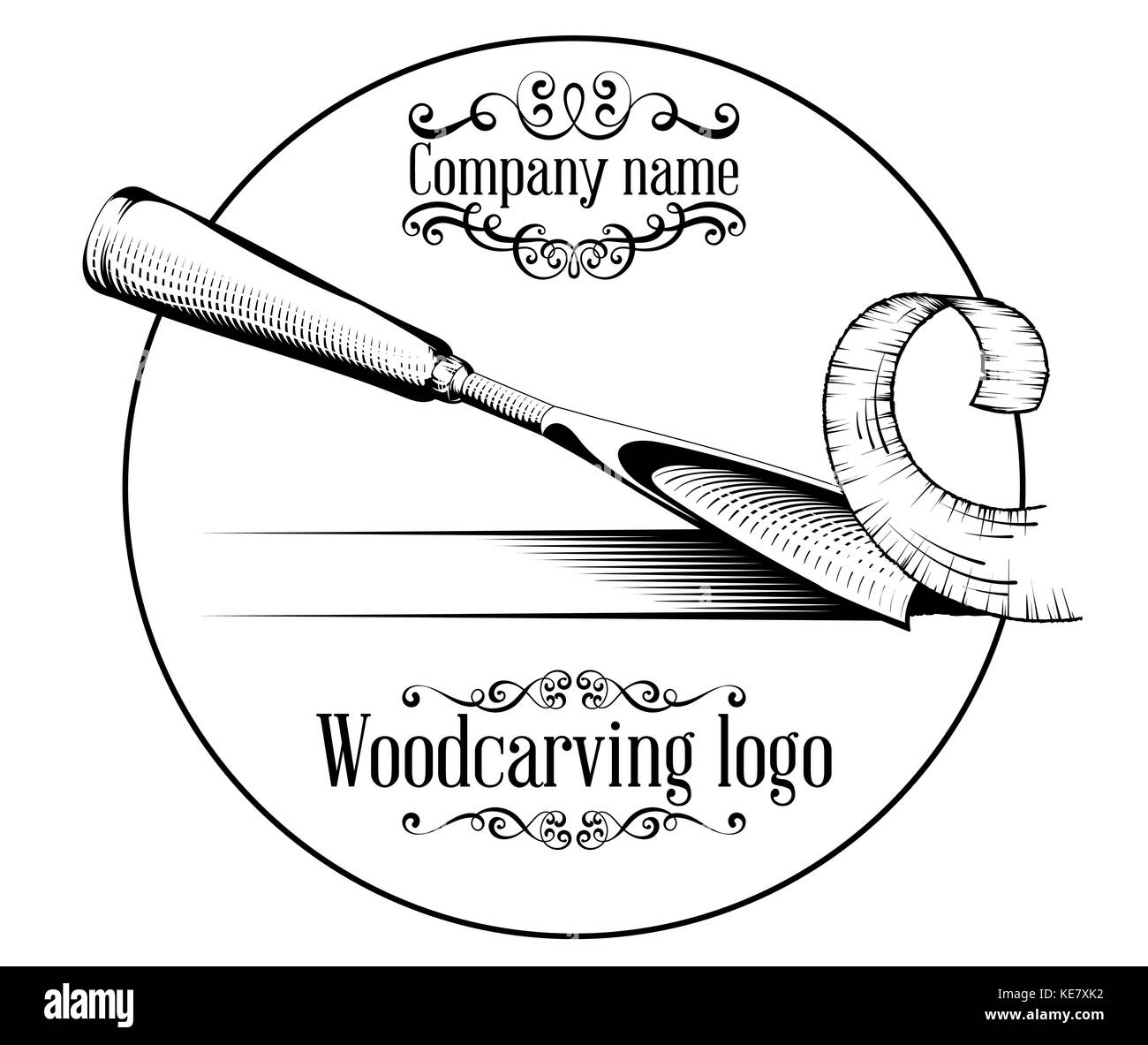 Craftsman cutting plank wood Stock Vector Images - Alamy