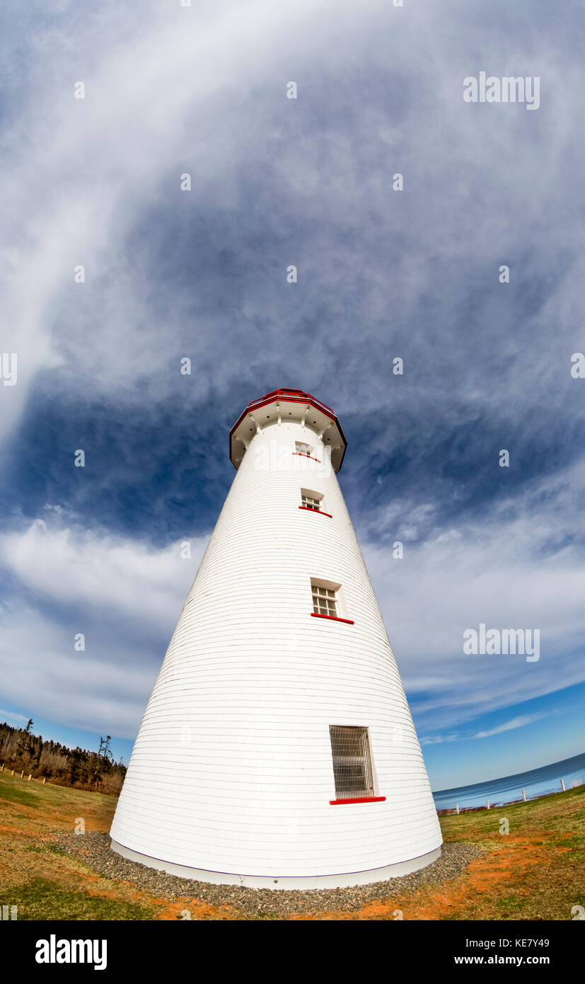 Lighthouse At Prim Point; Prince Edward Island, Canada Stock Photo - Alamy