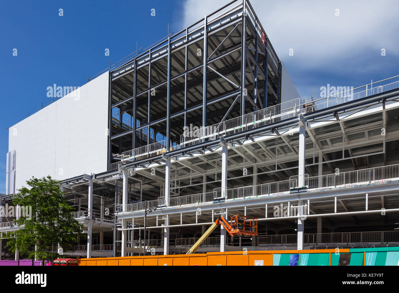 Construction of The Light Cinema, July 2016, The Moor, Sheffield, UK ...