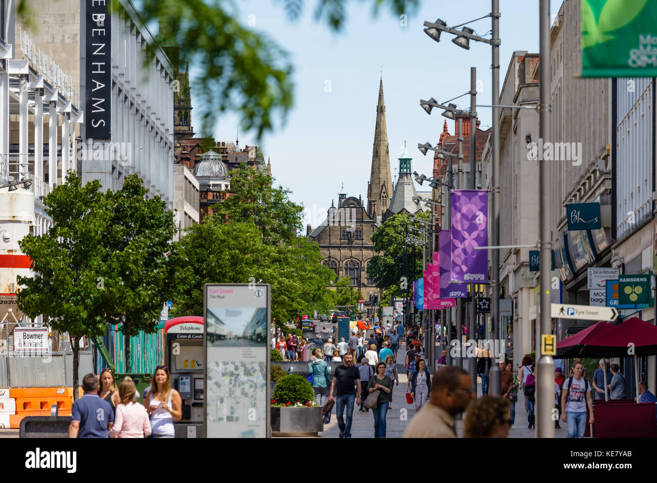 Pinstone street hi-res stock photography and images - Alamy