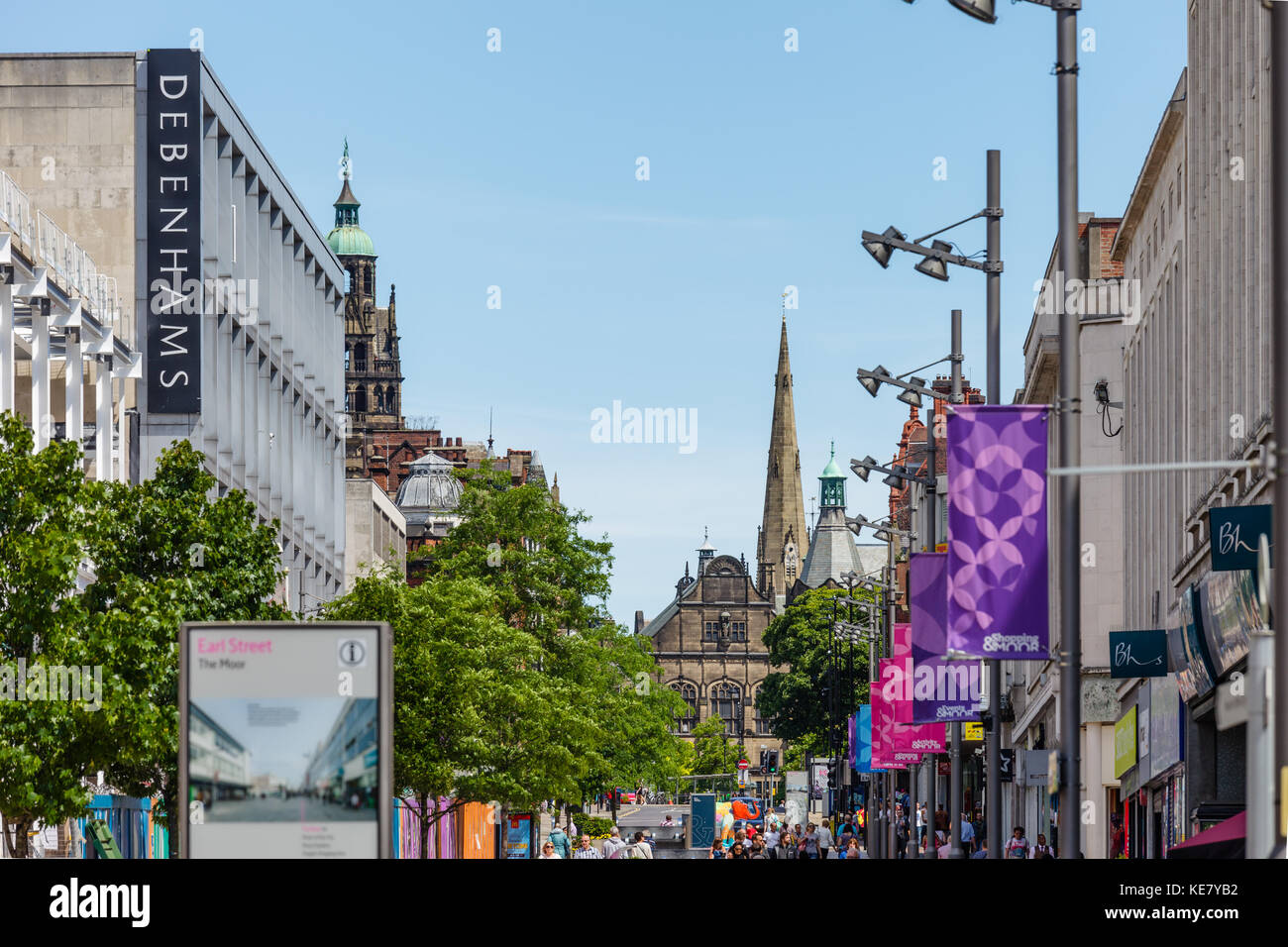 Pinstone street hi-res stock photography and images - Alamy