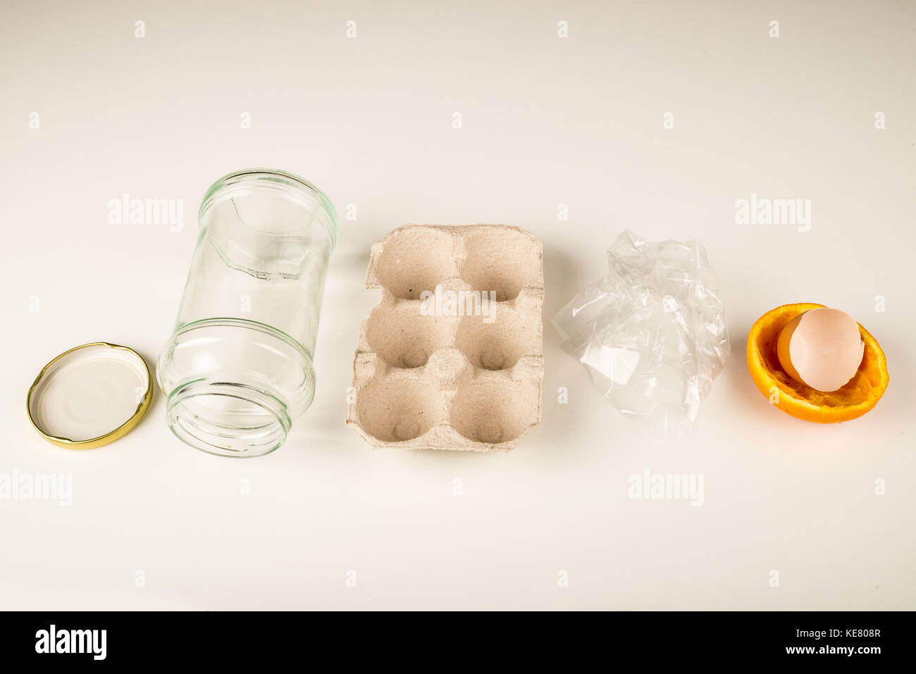 Different types of refuse selected by their type Stock Photo - Alamy