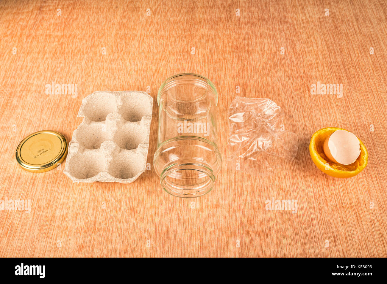 Different types of refuse selected by their type Stock Photo - Alamy