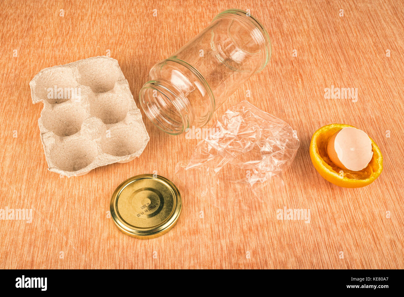 Different types of refuse selected by their type Stock Photo - Alamy