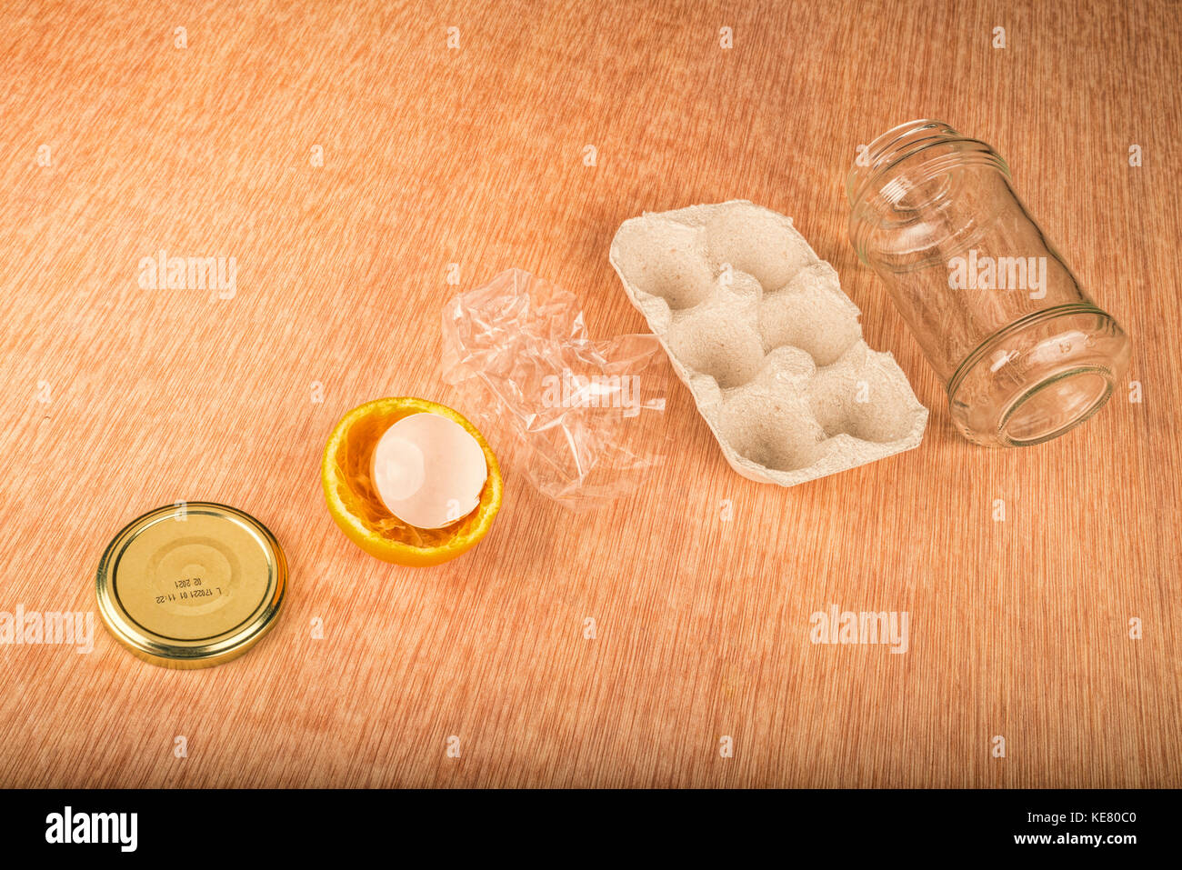 Different types of refuse selected by their type Stock Photo - Alamy