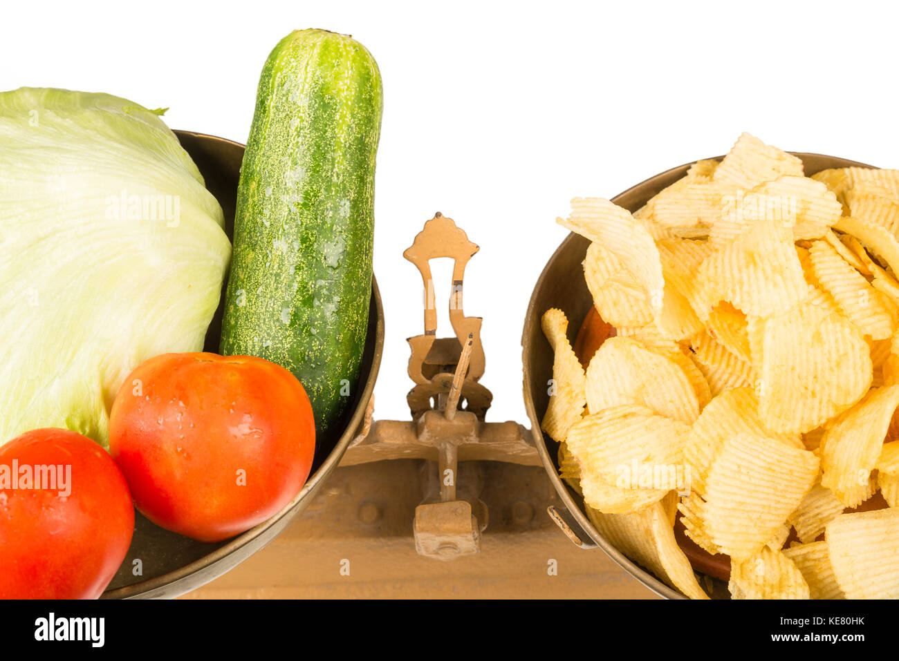 Nutrition balance, a healthy eating concept Stock Photo - Alamy