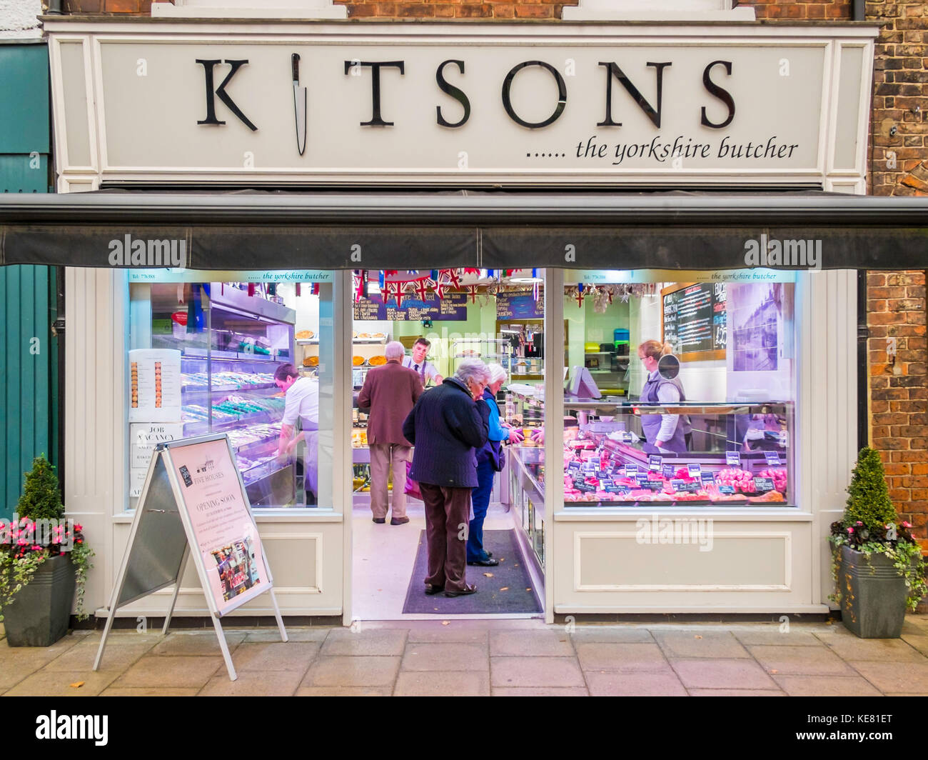 Kitson's Prize winning butchers shop in Northallerton North Yorkshire ...