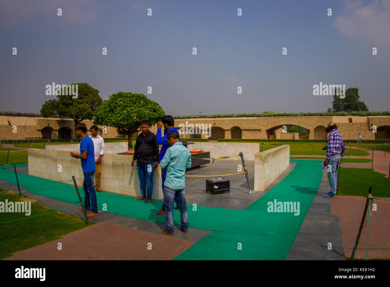 Cremation site of mahatma gandhi hi-res stock photography and images ...