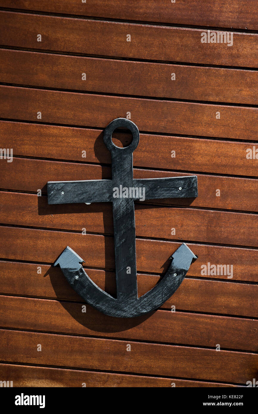 Tiny model anchor for decorative purposes Stock Photo - Alamy