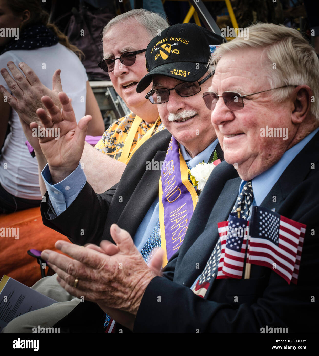 Community day parade, small town Americana Stock Photo - Alamy
