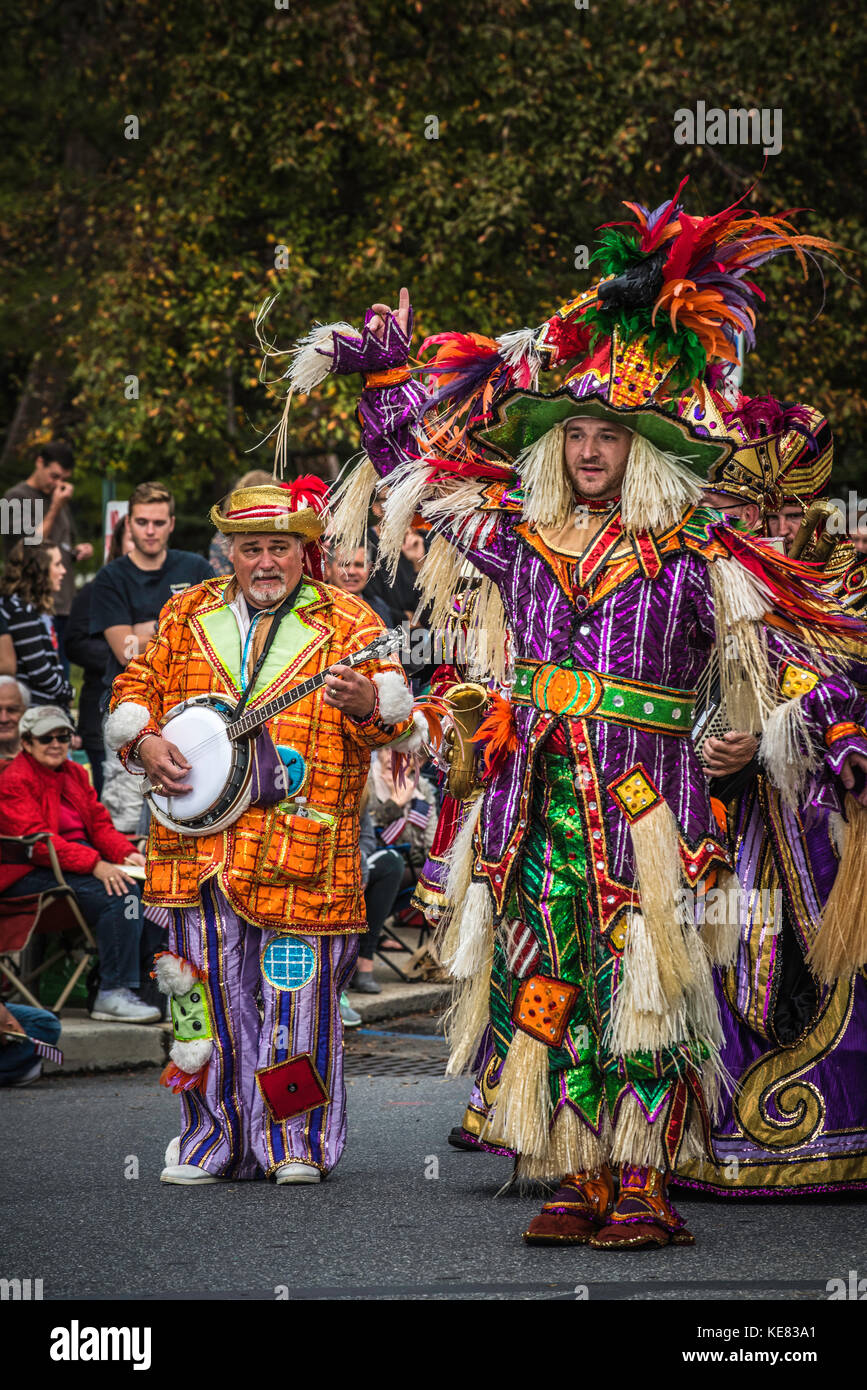 Community day parade, small town Americana Stock Photo - Alamy