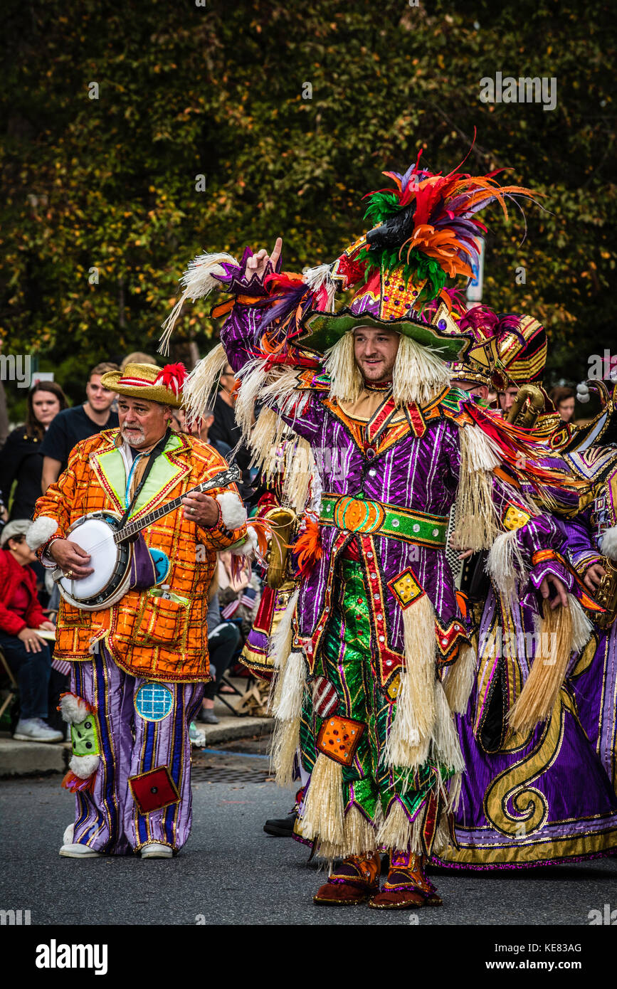 Community day parade, small town Americana Stock Photo - Alamy