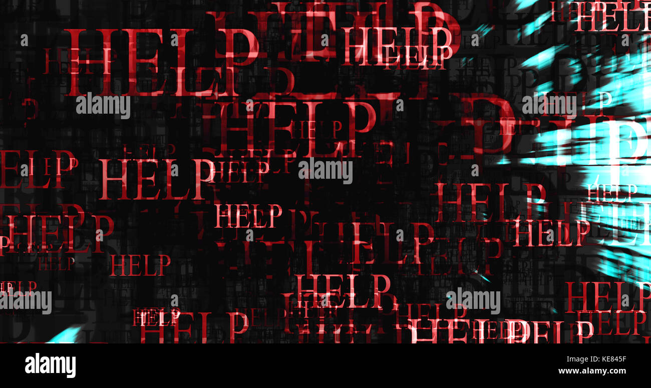 business template for advertisement сustomer Help text graphics Stock ...