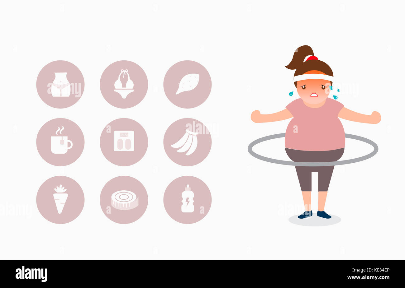 Set fat people body Cut Out Stock Images & Pictures - Alamy