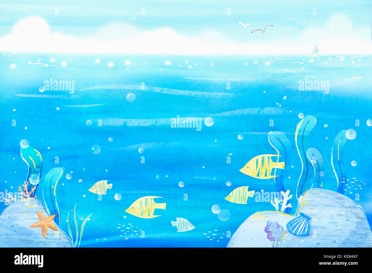 Background of summer Stock Photo - Alamy