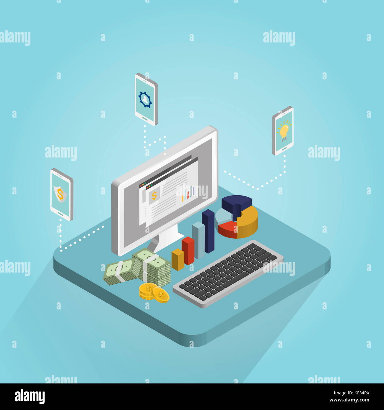 Dotted graphs hi-res stock photography and images - Alamy