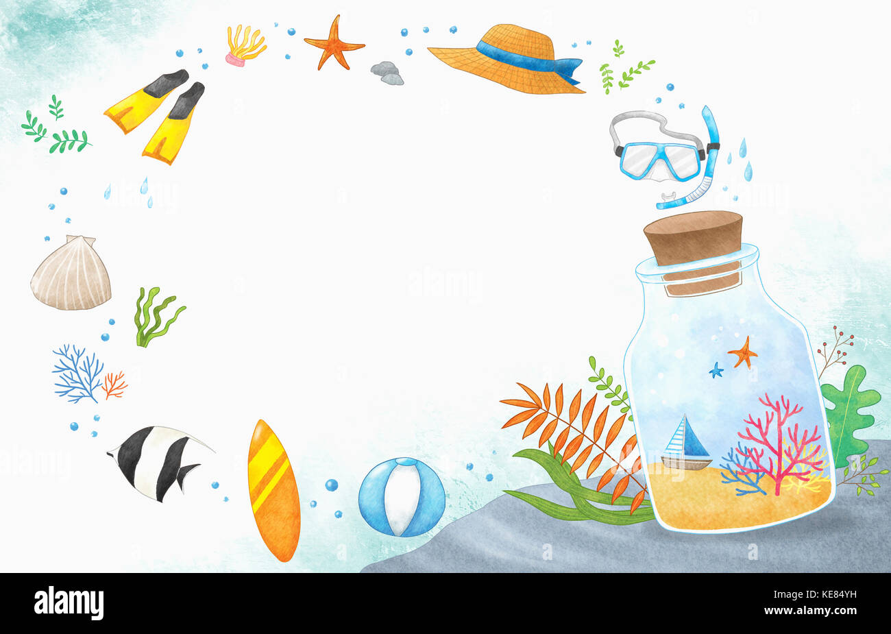 Background of summer Stock Photo - Alamy