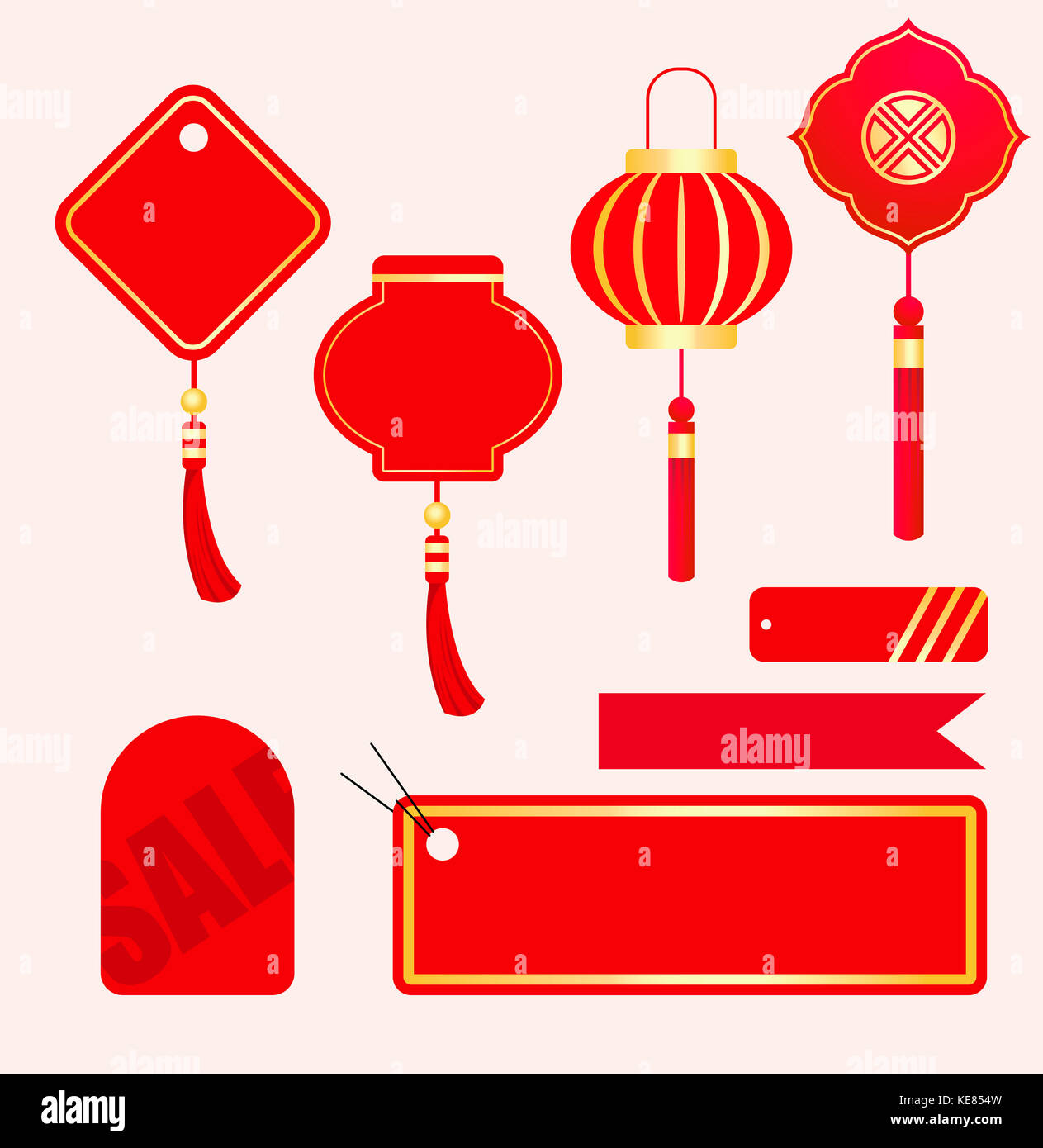 Various traditional oriental Chinese patterns Stock Photo - Alamy