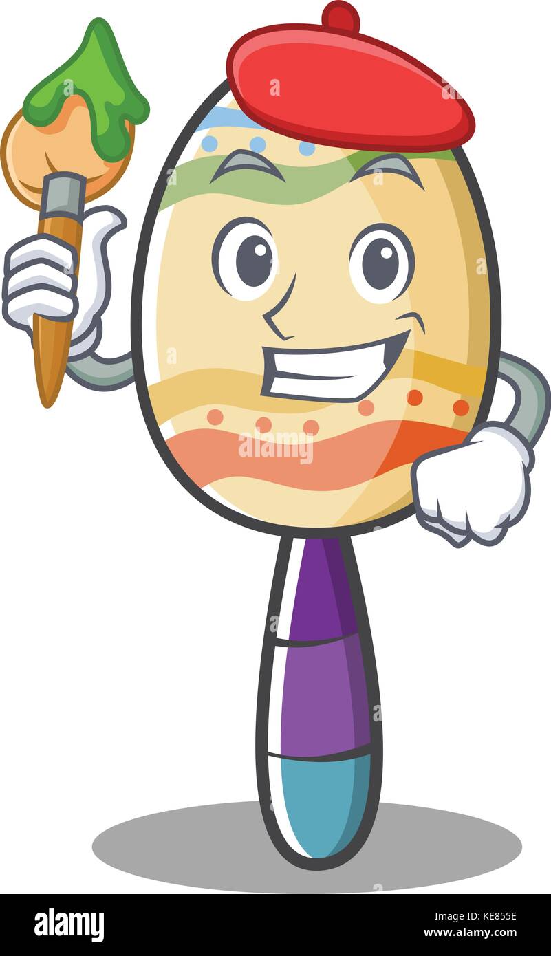 Artist maracas character cartoon style Stock Vector Image & Art - Alamy