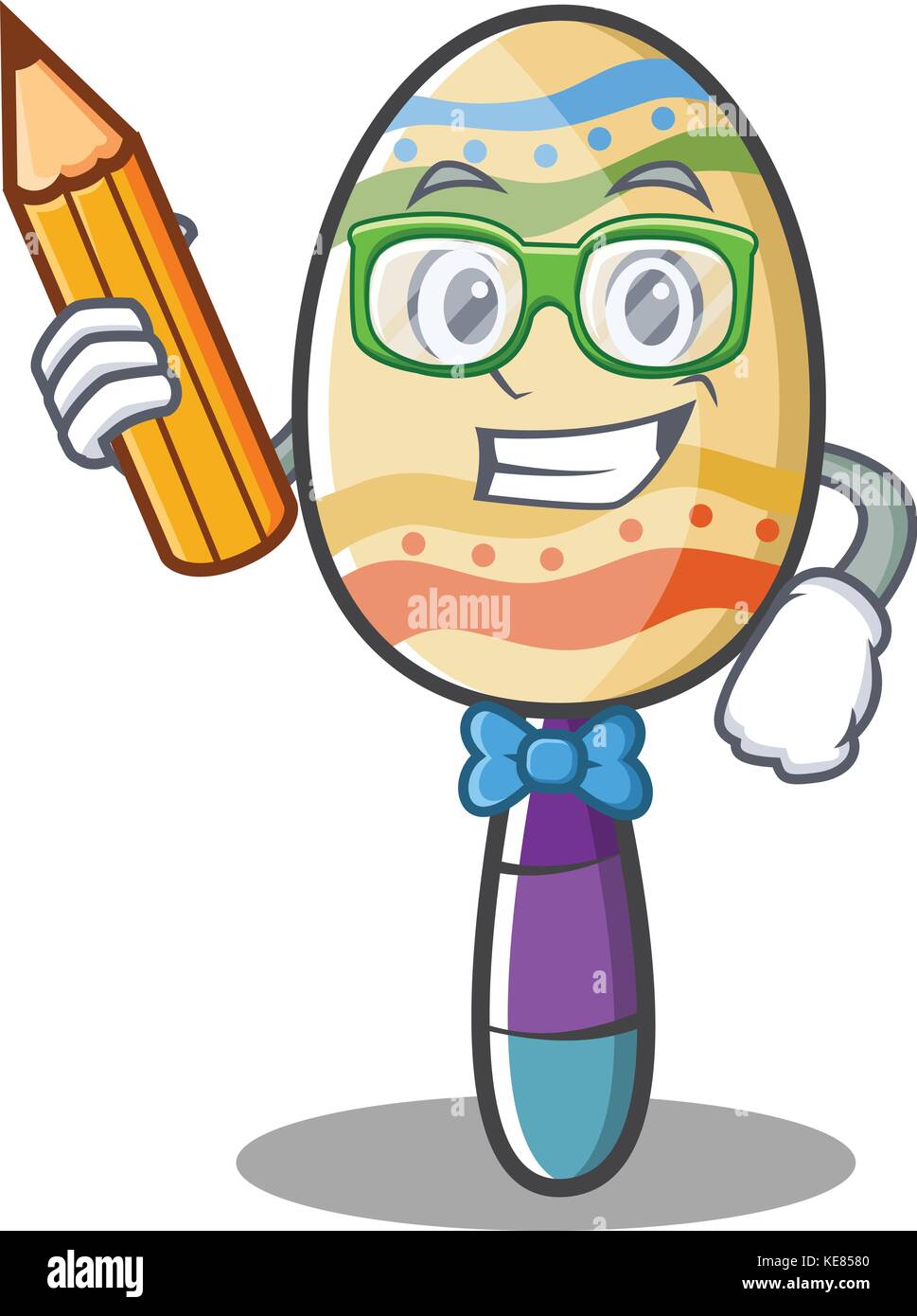 Student maracas character cartoon style Stock Vector Image & Art - Alamy