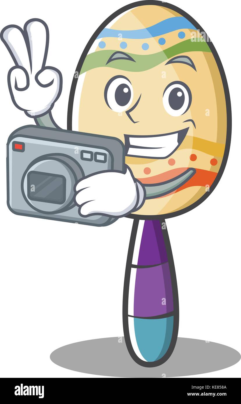 Photography maracas character cartoon style Stock Vector Image & Art ...