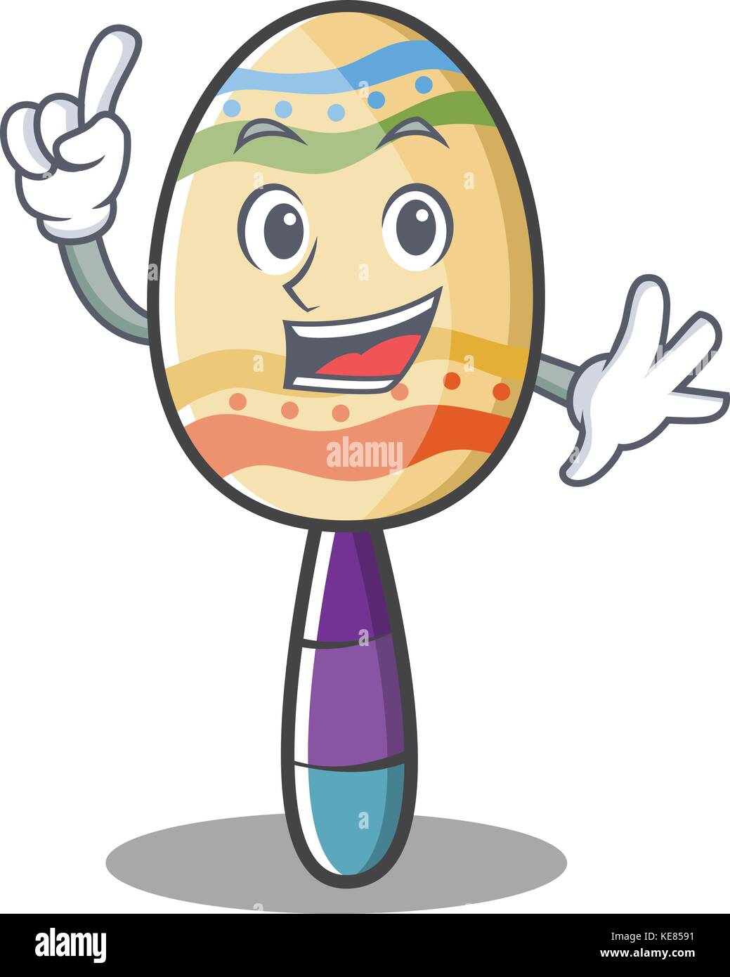 Finger maracas character cartoon style Stock Vector Image & Art - Alamy