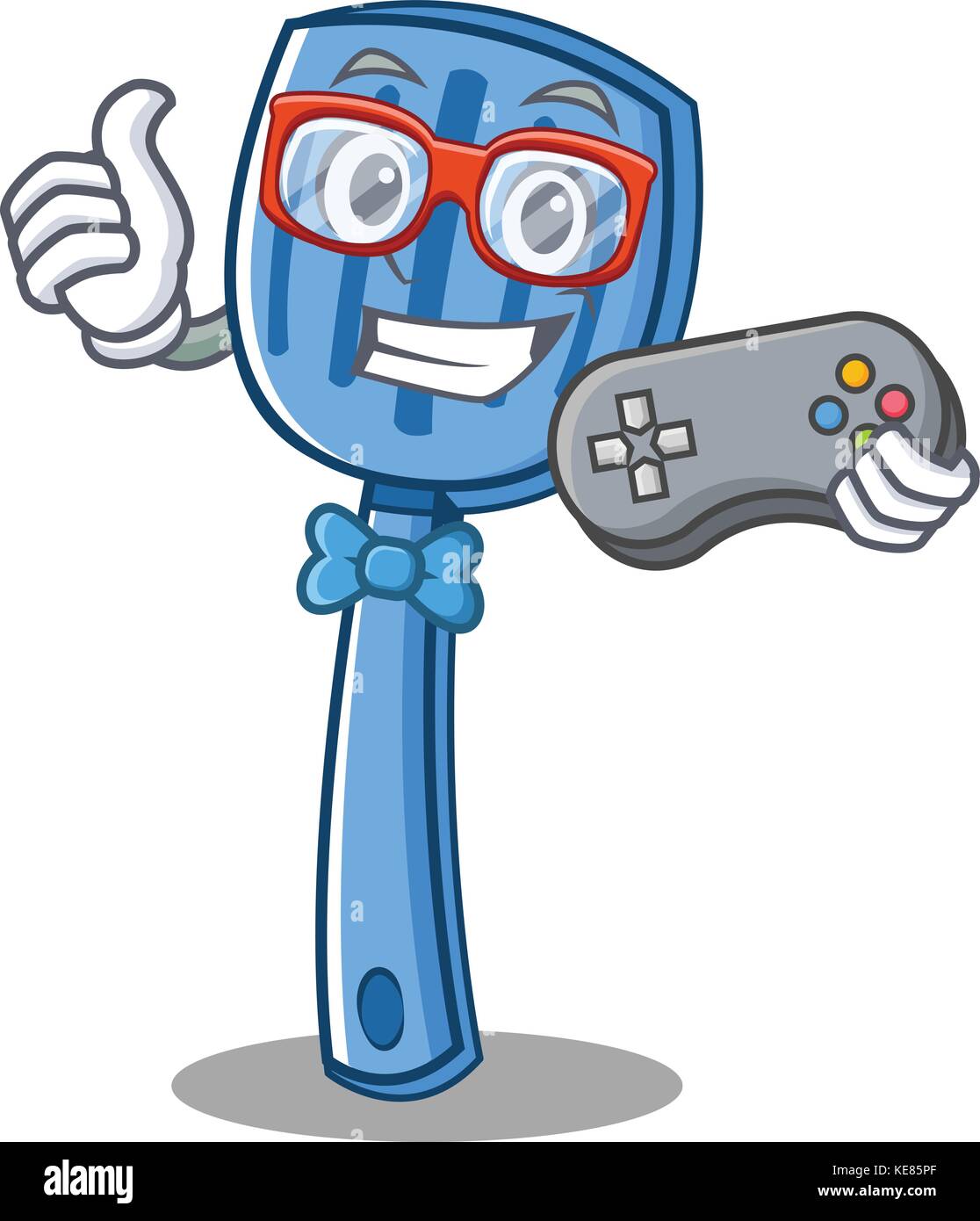 Gamer spatula character cartoon style Stock Vector Image & Art - Alamy