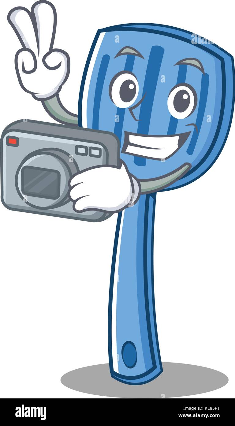 Photography spatula character cartoon style Stock Vector Image & Art ...