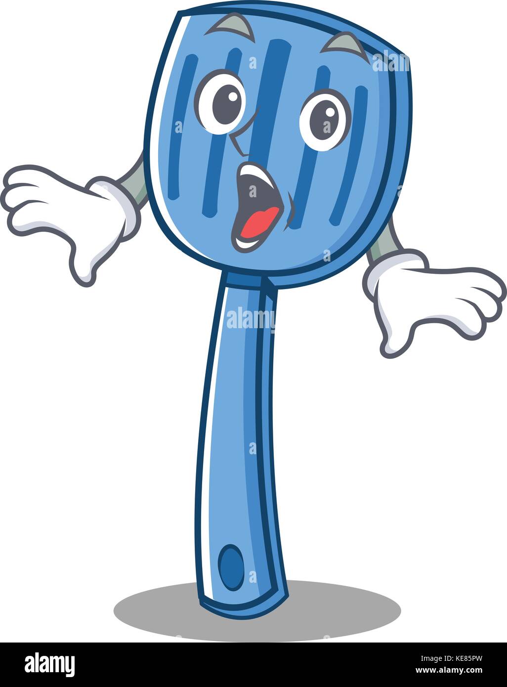 Surprised spatula character cartoon style Stock Vector Image & Art - Alamy