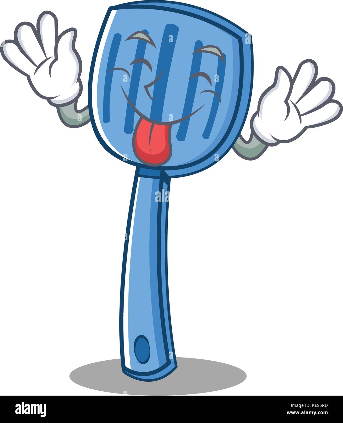 Tongue out spatula character cartoon style Stock Vector Image & Art - Alamy