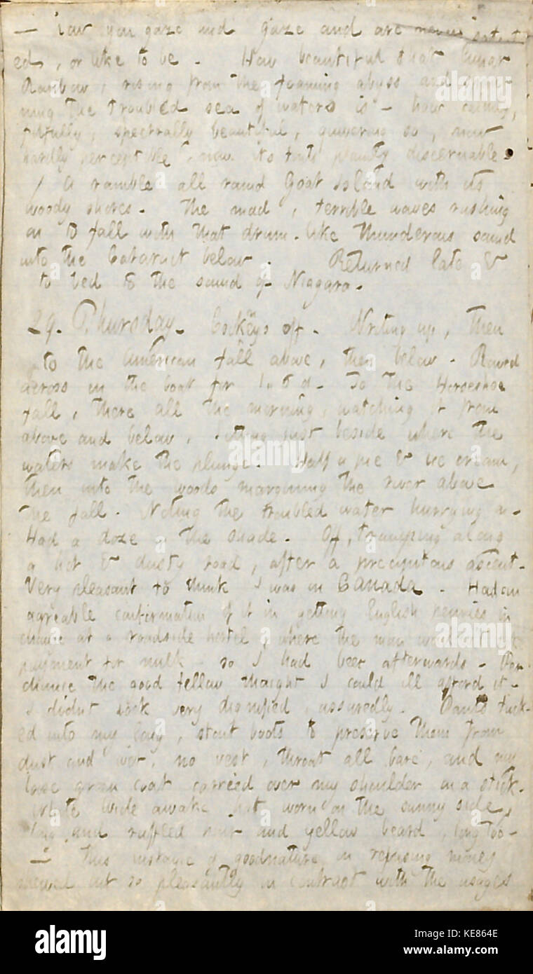 Thomas Butler Gunn Diaries Volume 4, page 209, July 28 29, 1852 Stock ...