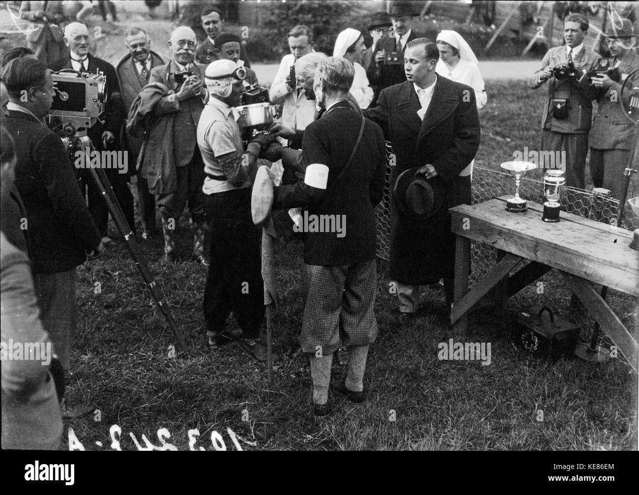 Tazio Nuvolari, a famous Italian racing driver, competed in the 1933 ...