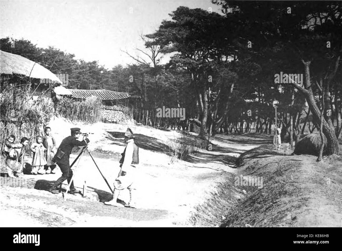 Control point surveying Stock Photo - Alamy