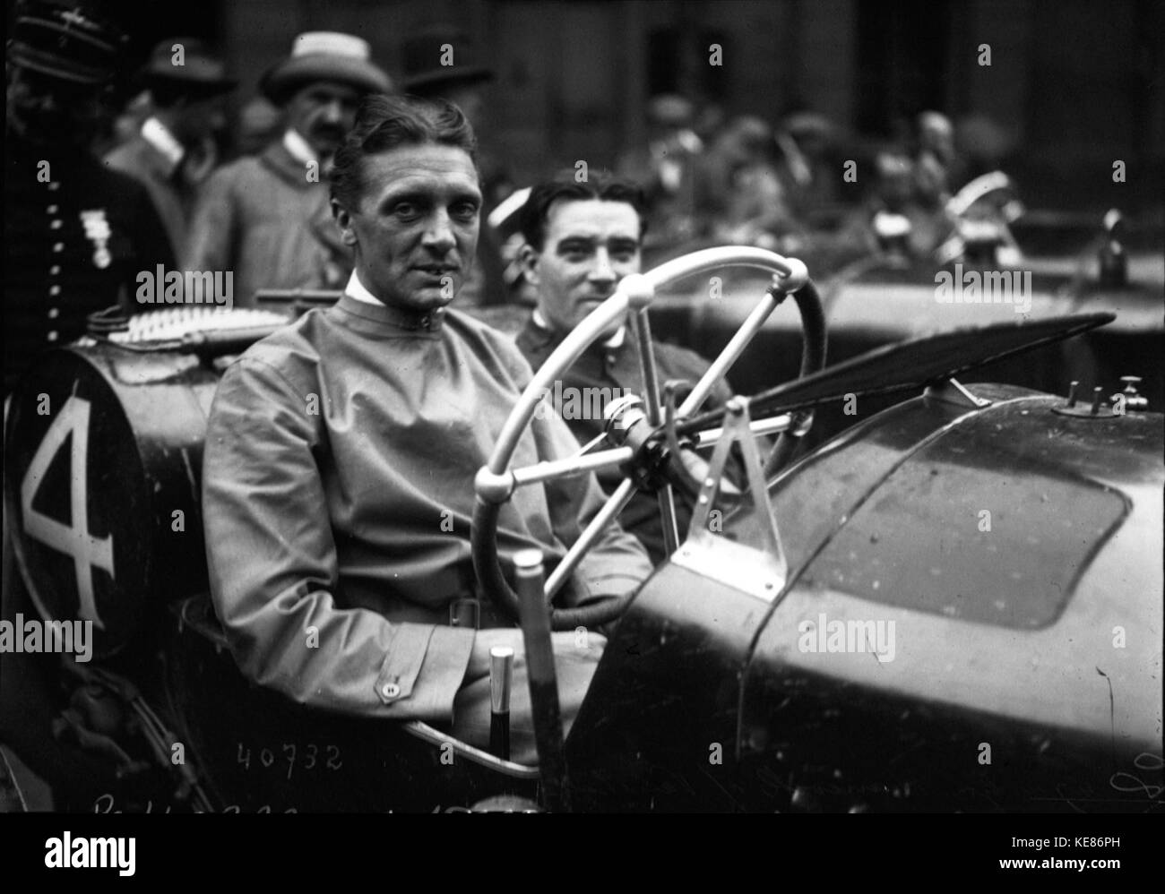 John Hancock at the 1914 French Grand Prix Stock Photo - Alamy
