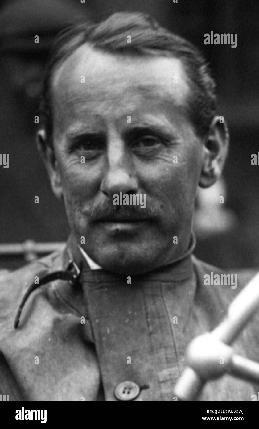 W. Watson at the 1914 French Grand Prix (cropped Stock Photo - Alamy