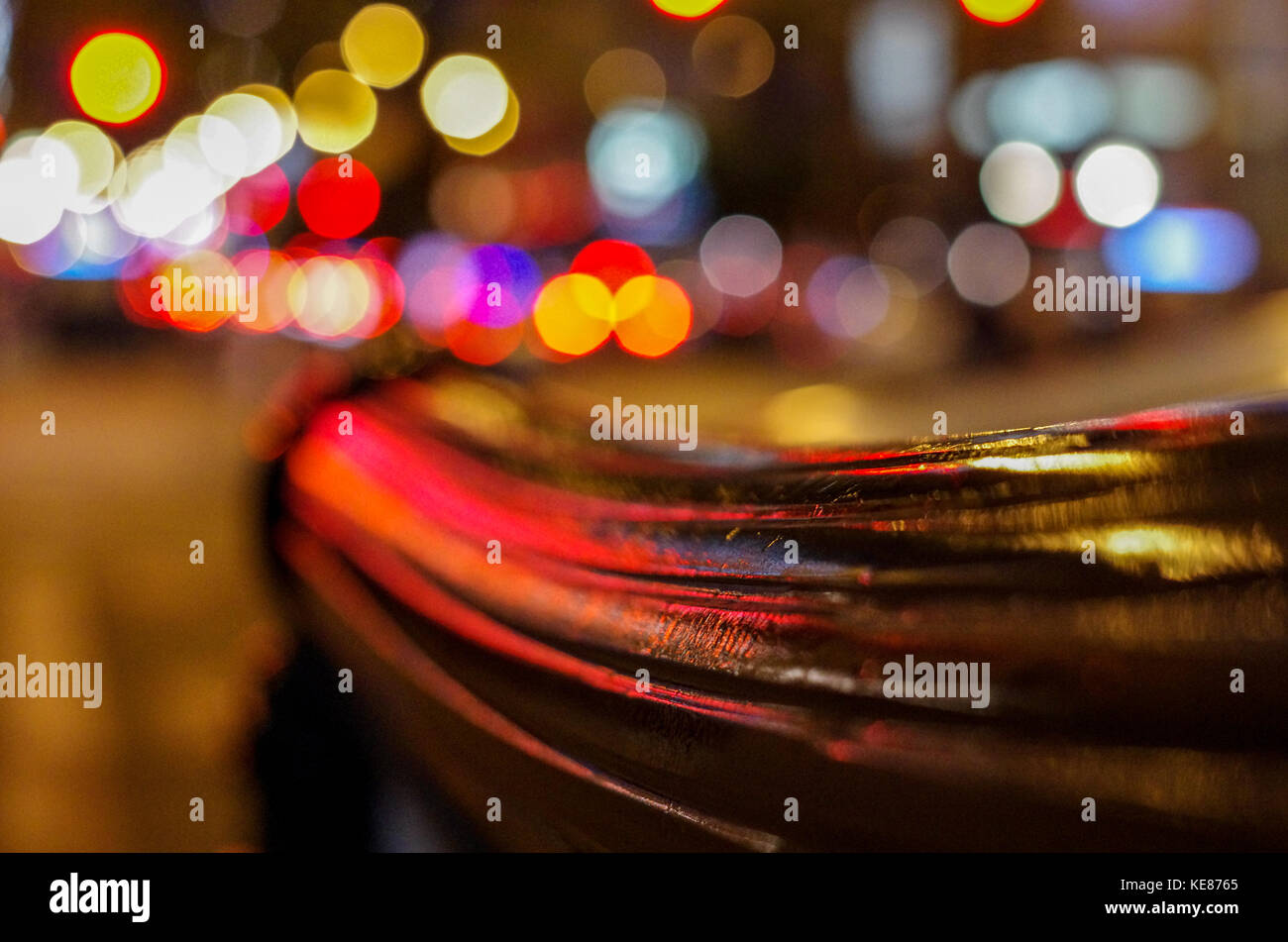 Bokeh lights in city night hi-res stock photography and images - Alamy